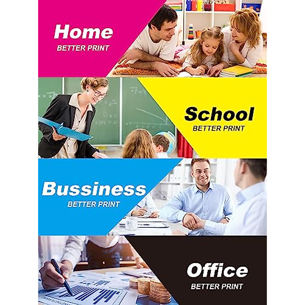 920XL Ink Cartridges of KINGWAY, Replacement for hp 920xl Ink cartridges Combo Pack to Work with Officejet 6500a 6500 6000 7500 7500a 7000 Printer (4 Black,2 Cyan,2 Magenta,2 Yellow,10-Pack)