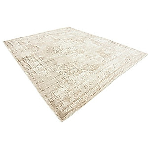 Unique Loom Sofia Collection Area Rug - Salle Garnier (8' x 10', Beige/ Ivory)