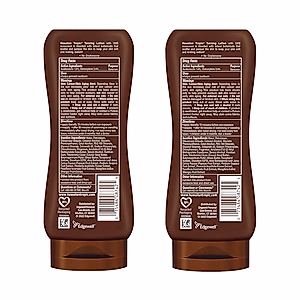 Hawaiian Tropic Island Tanning Lotion - Outdoor Tanning Lotion with SPF 4, Oxybenzone Free Sunscreen, 8oz, Twin Pack