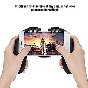 Heat Dissipation Mobile Phone Gamepad, Perfect Cooling Effect Gaming Handle, Mobile Phone Game Controller with Fan, Protect Mobile Phone for Home