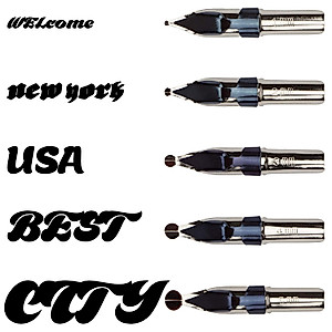 Trustela Office Supplies Calligraphy Nibs, 18 Calligraphy Pen Nibs, Dip Pen Nibs, Feather Pen Nibs, Quill Pen Nibs, Ink Pen Nibs, Fountain Pen Nibs