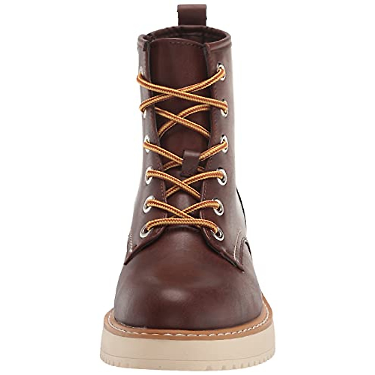 Madden Girl Women's Kentt Hiking Boot, Dark Cognac, 6