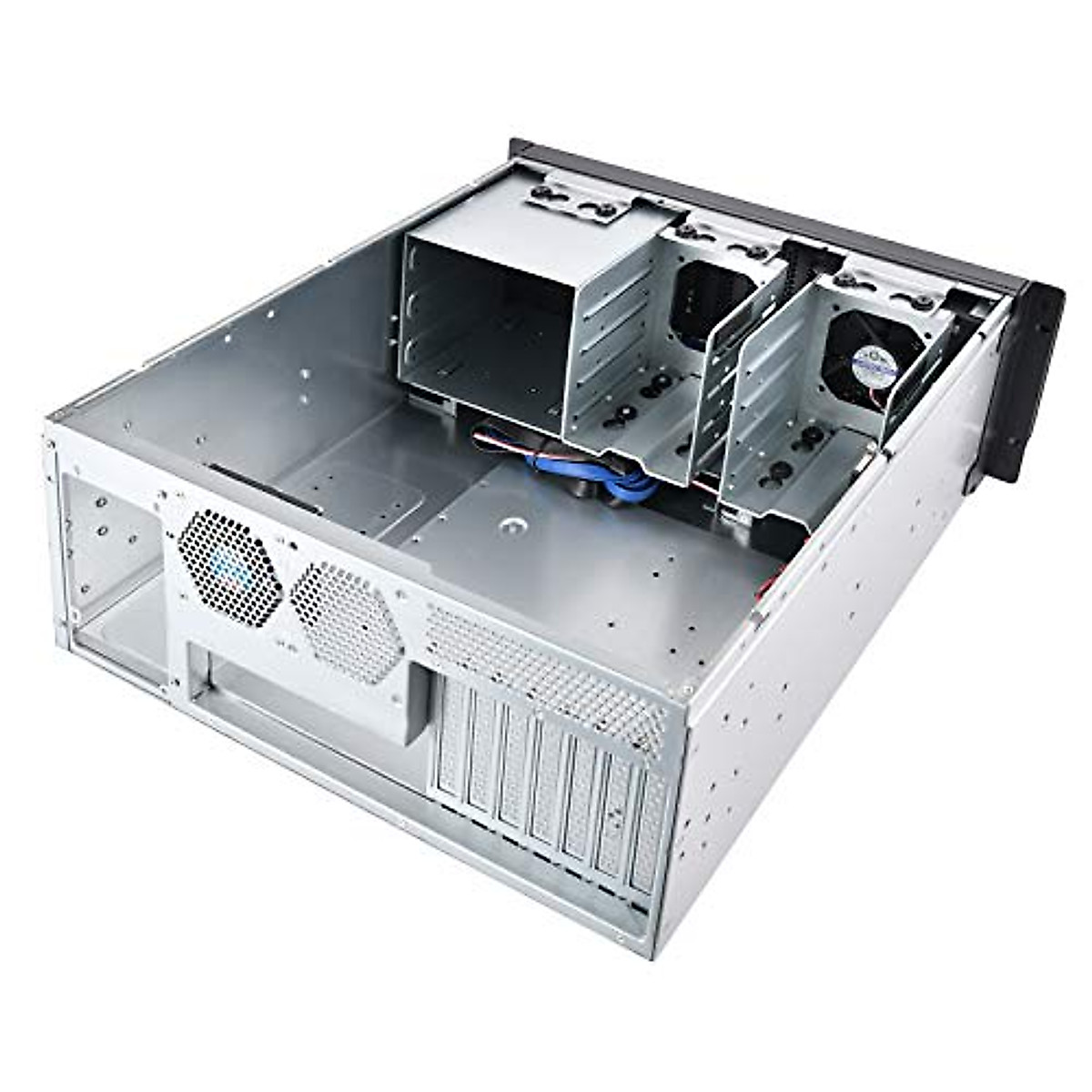 SilverStone Technology 4U Rackmount Server Chassis with 3 X 5.25 Front Bays with CEB/ATX/mATX/Mitx Support RM400 Cases SST-RM400