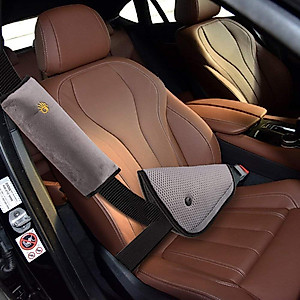 3Pack Seat Belt Pads,Car Seat Belt Covers Adjuster and Pillow Vehicle Protect Shoulder Pad Car Seat Belt Cushion Soft Neck Sleep Pillow for Kids