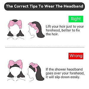 Casoty 6 Pcs Hair Band, Soft Coral Fleece Spa Headbands for Washing Face, Bow Hair Band, Makeup Headband, Skincare Headbands, Yoga, One Size Fits All, Grey, White, Black