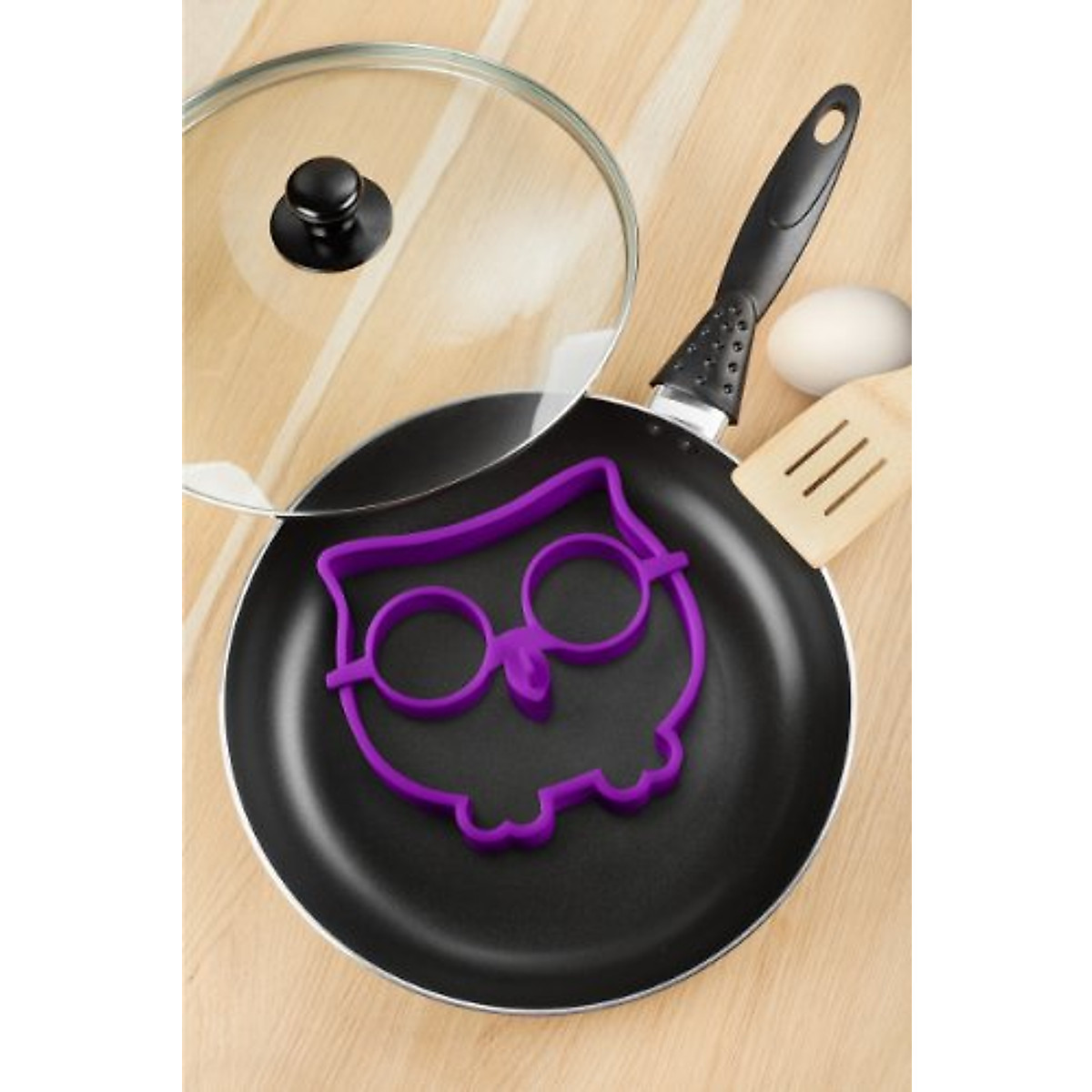 Genuine Fred FUNNY SIDE UP Silicone Egg Mold, Owl, FUNOWL