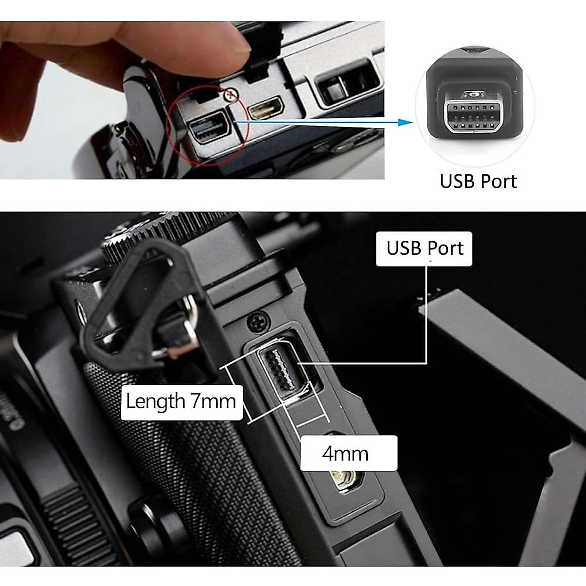 USB Data File Picture Transfer Charger Charging Wire Cord Cable CB-USB5 CB-USB6 CB-USB8 for Olympus Tough TG-830 TG-630 TG-860 TG-870 & Select Stylus (See Product Details & Pictures Before Buying)