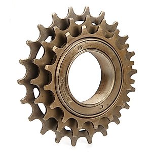 Keenso Mountain Bike Flywheel, Mountain Road Bike 3 Speed Flywheel 16/19/22T Freewheel Rear Gear Accessories