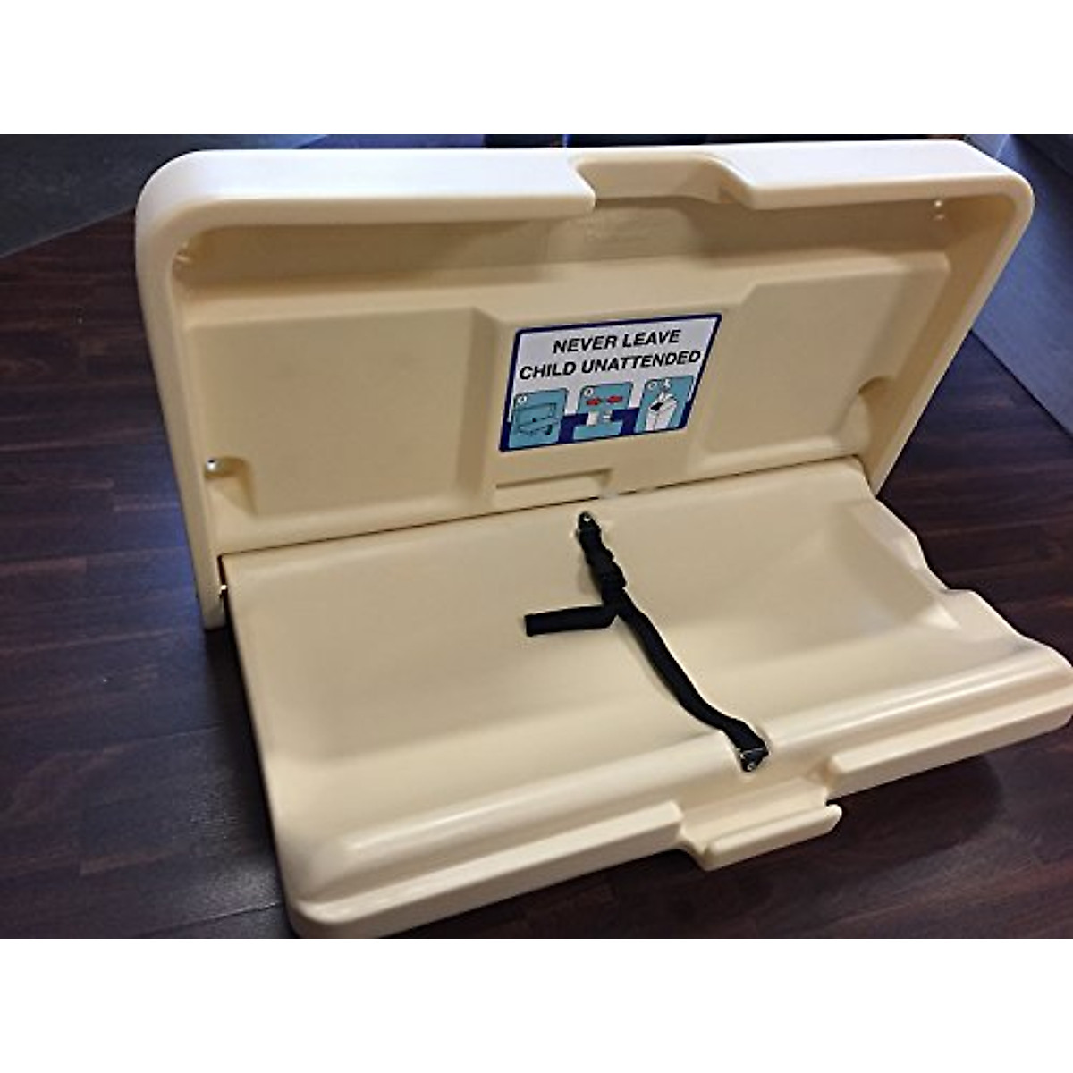 Koala Kare KB200-00 Horizontal Wall Mounted Baby Changing Station, Cream (Light Cream)