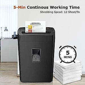 Bonsaii C275-A Shredder and 12-Pack Lubricant Sheets