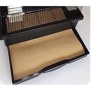 BirdCageLiners - Medium Size Cages - 150 Pre-Cut Sheets - 40 Pound Paper - Custom Size - Up to 300 Ft of Paper