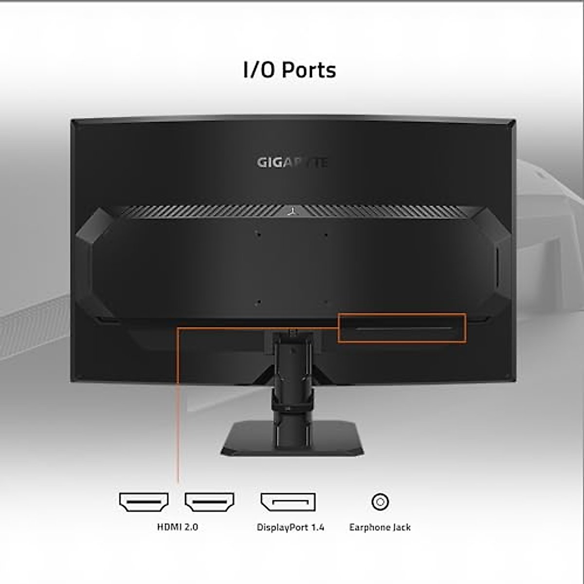 GIGABYTE GS32QC 31.5" 165Hz 1440P Curved Gaming Monitor, 2560x1440 VA 1500R Display, 1ms (MPRT) Response Time, HDR Ready, 1x Display Port 1.4, 2X HDMI 2.0,Black