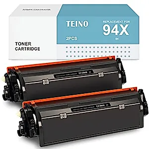 TEINO Compatible Toner Cartridge Replacement for HP 94X CF294X 94A CF294A use with HP Laserjet Pro M118dw M118 Laserjet Pro MFP M148dw M148fdw M149fdw (Black, 2-Pack)