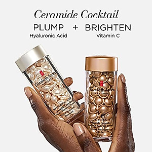 Elizabeth Arden Vitamin C Ceramide Capsules Serum, Daily Skin Care, Brightening Face Serum, 30 Count