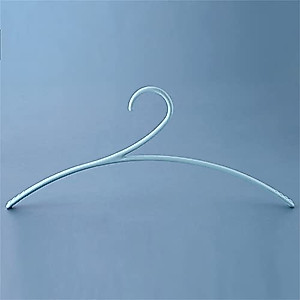 N/A Portable Plastic Display Hanger Windproof Wardrobe Coat Shirt Suit Hanger Clothes Storage Rack (Color : Blue, Size : 38 * 19cm)