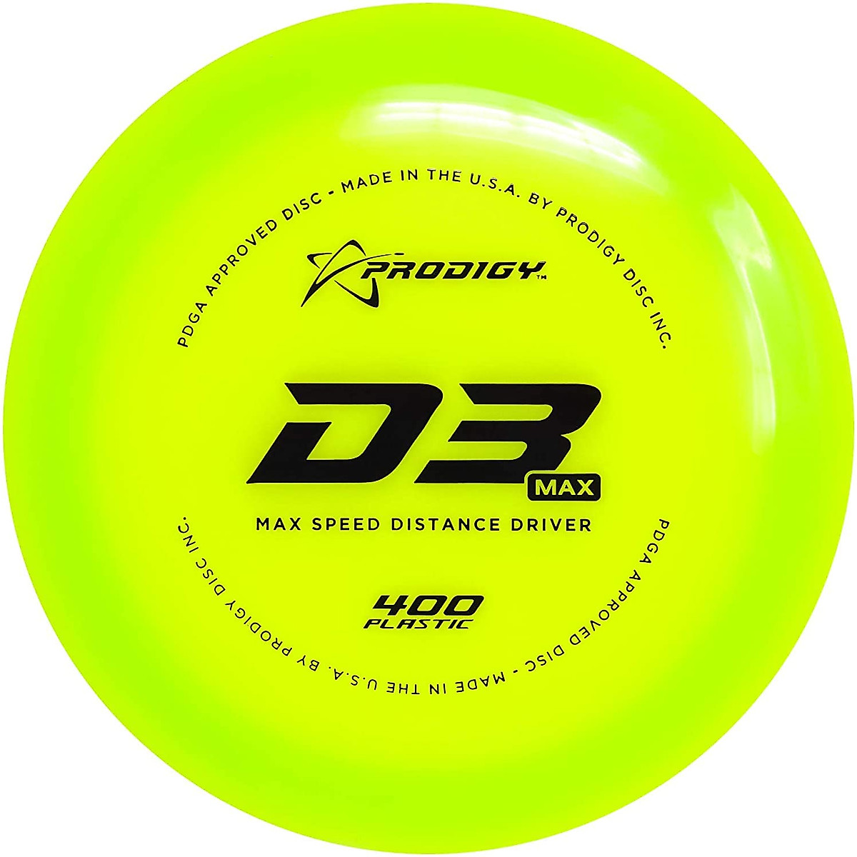 Prodigy Disc 400 Series D3 Max Distance Driver Golf Disc [Colors May Vary] - 170-174g