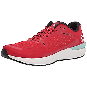 Salomon Sonic 4 Balance Running Shoes for Men, Goji Berry/White/Black, 8.5