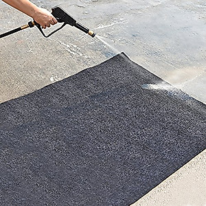Under The Grill Mat, (36 x 48 inches) ，BBQ Grilling Gear Gas Electric Grill – Use This Absorbent Grill Pad Floor Mat to Protect Decks Patios from Grease Splatter and Other Messes