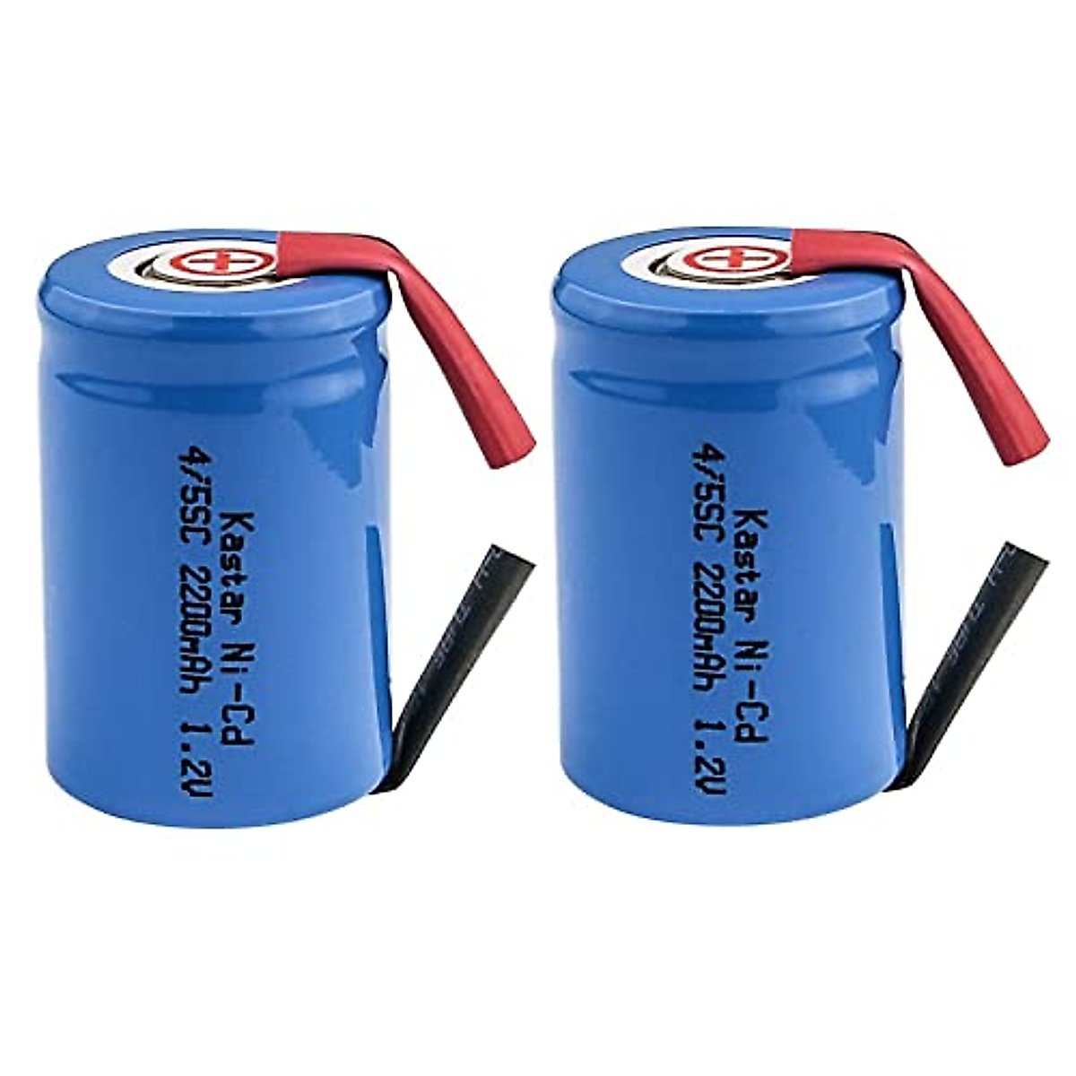 Kastar 2-Pack 4/5 Sub-C NiCD Battery W/Tabs 1.2V 2200mAh Replacement for Remington 2B3 3BF1C 8BS3-1C 9BF21C MK1V PM 950 SM400 XLR 900 XLR 920 Other Remington XLR Models Razor-3 Shaver and Trimmer