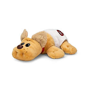 Basic Fun Pound Puppies Newborns Plush - Light Brown Rumple Skin (Fuzzy Ears) Small