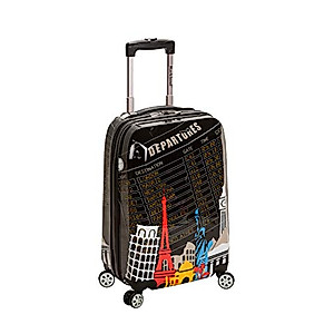 Rockland Melbourne Hardside Expandable Spinner Wheel Luggage, DEPARTURE, 2 Piece (20"/28")