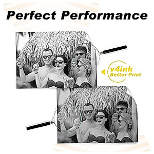 v4ink Compatible Toner Cartridge Replacement for Brother TN221BK TN225BK Work with HL-3140 3142 3150 3152 3170 3172 3180, MFC-9130 9140 9320 9330 9340, DCP-9020, 1-Pack Black