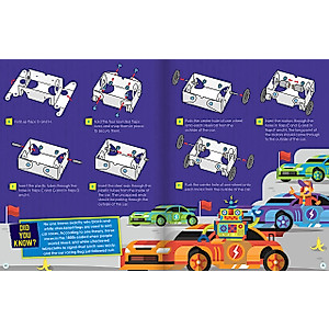 KLUTZ Wired Remote Race Car: Maker Lab STEM Kit, 9.8" x 2.5" x 11.8"