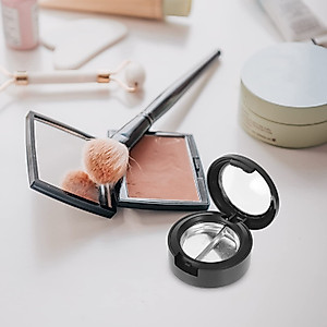 KALLORY 6pcs Empty Magnetic Eyeshadow Palette, Small Makeup Palette Lipstick Compact Containers Cosmetic Sample Storage Cases Magnetic Pallete for Makeup