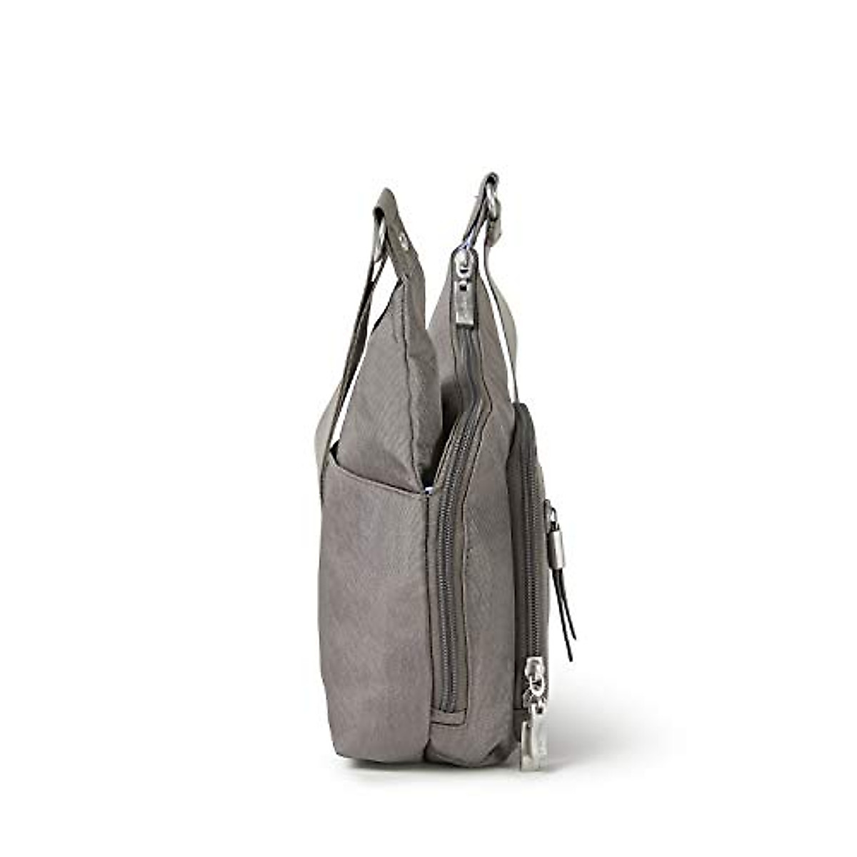 Baggallini Womens RFID Cross City Bagg, Sterling Shimmer