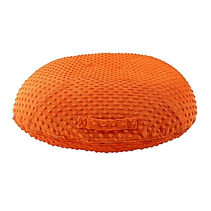 Removable Slipcover for Newborn Lounger, Super Soft Premium Minky Dot Baby Lounger Cover, Ultra Comfortable, Safe for Babies (Orange)