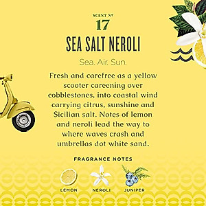 Caldrea Dish Soap, Biodegradable Dishwashing Liquid made with Soap Bark and Aloe Vera, Sea Salt Neroli, 16 oz