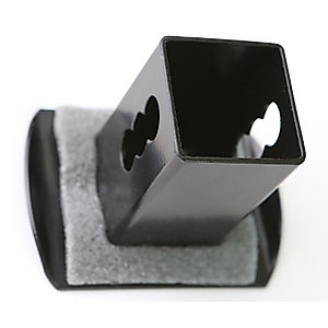 LFPartS Rock Star 3D Red Emblem on Black Trailer Metal Hitch Cover Fits 2" Receivers New