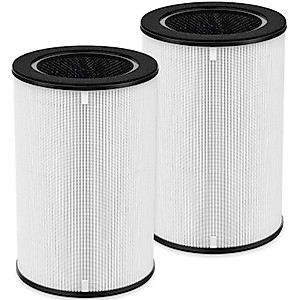 AP-T45 AP-T40FL HEPA Filter Compatible with 1461901 Homedics TotalClean 5-In-1 Tower Air Purifier AP-T40, AP-T40WT, AP-T40BK, AP-T45, AP-T45WT, AP-T45BK, AP-T40WTAR, AP-T40FL(NOT FOR AP-T30/AP-T20)