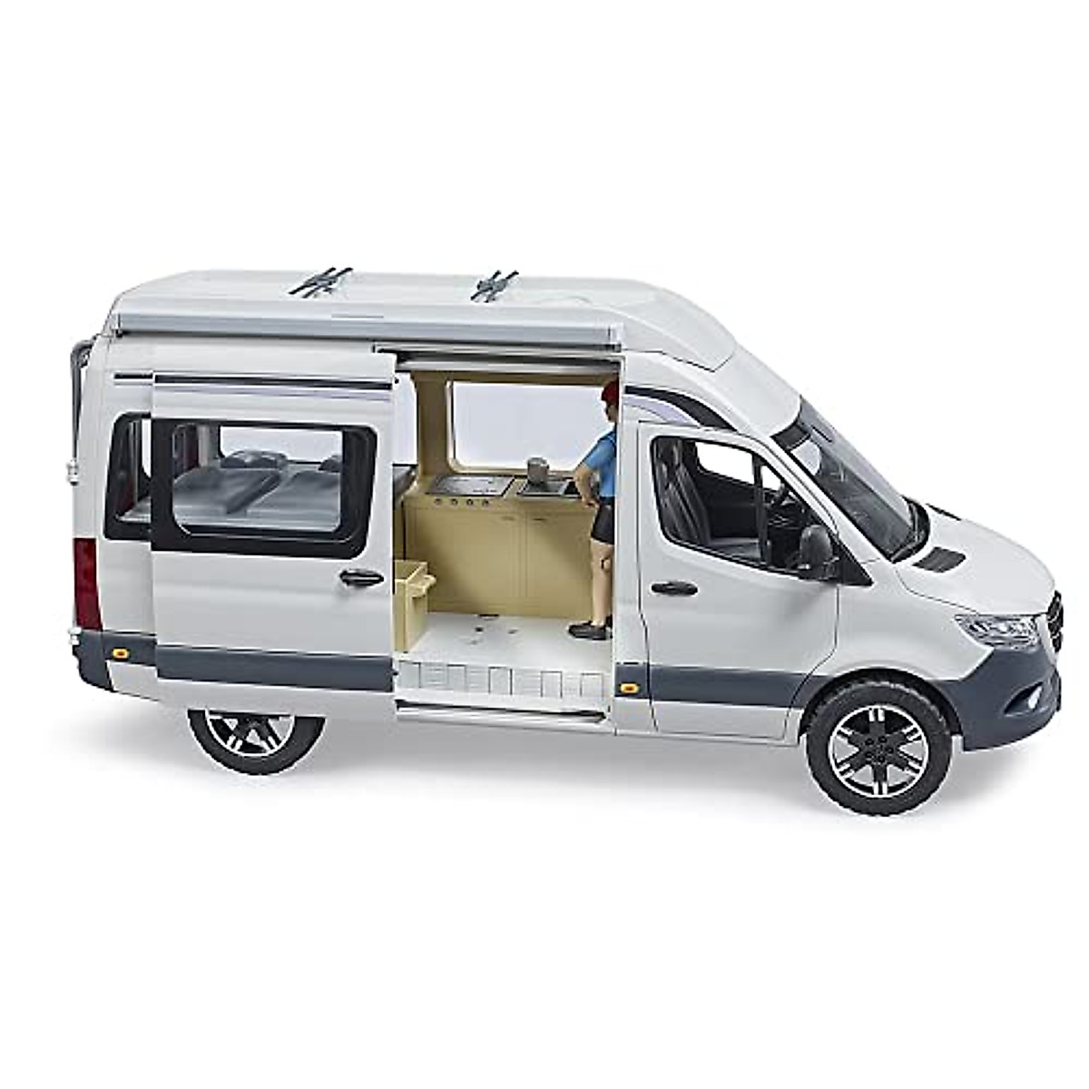 Bruder 02672 MB Sprinter Camper with Driver Figure, 1:16 Scale