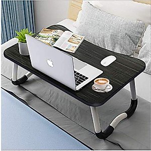 Widousy Laptop Bed Table, Breakfast Tray with Foldable legs, Portable Lap Standing Desk, Notebook Stand Reading Holder for Couch Sofa Floor Kids - Standard Size