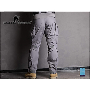 Emerson Airsoft Tactical BDU Military Suit Combat Gen3 Uniform Shirt Pants Wolf Gray (X-Large)