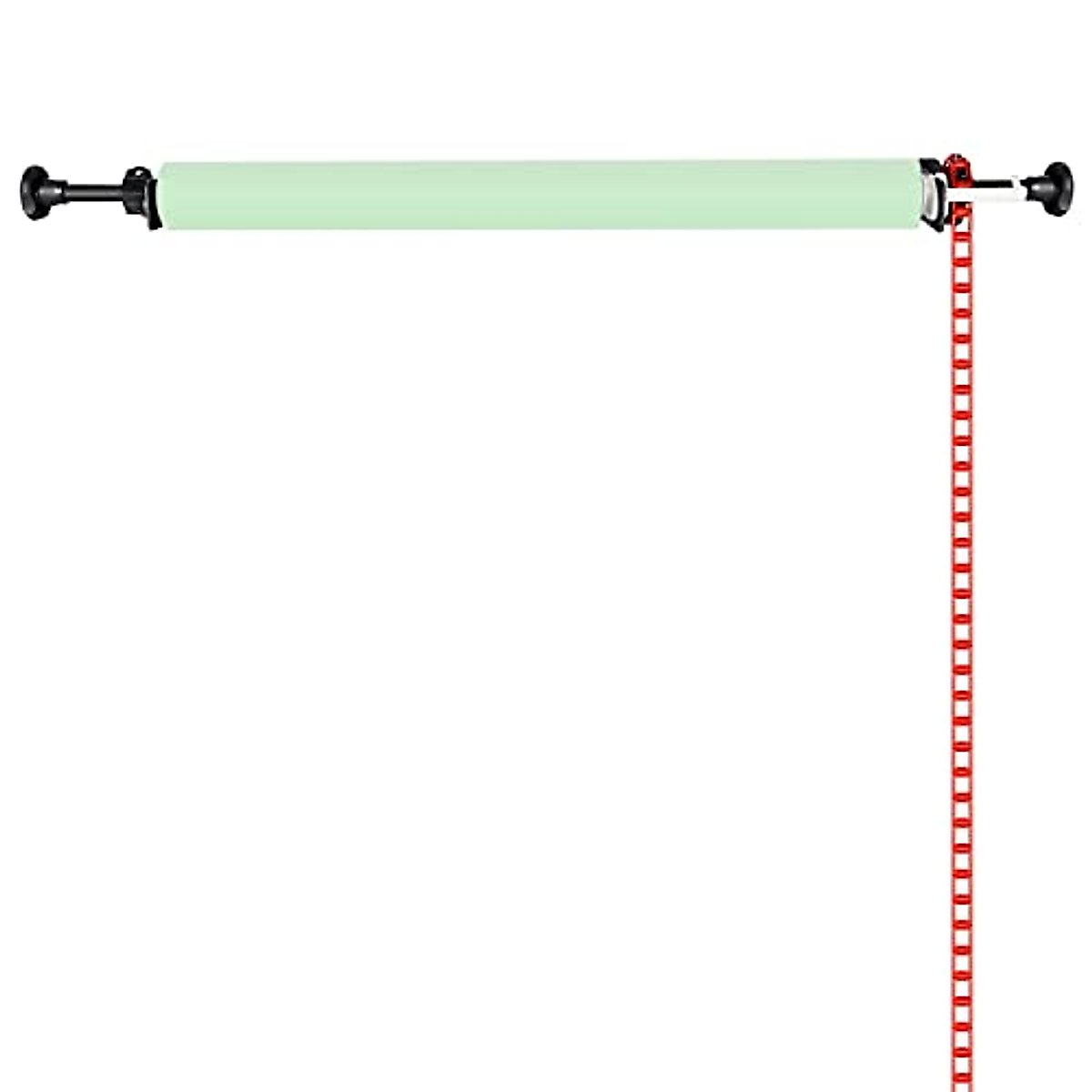 NEEWER Photography Single Roller Wall Mounting Manual Background Support System with 2 x Single Hook, 2 x Expand Bar, 1 x Chain, Load Capacity: 22lb/10kg