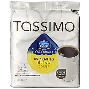 Tassimo Maxwell House Cafe Collection Mild Morning Blend Coffee 14-Count (Pack of 2)