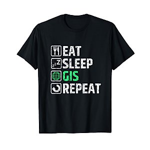 GIS Geographical Information System Geoinformation T-Shirt