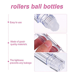 Beaupretty 10pcs Lip Gloss Tubes Empty Lip Gloss Containers Plastic Clear Mini Refillable Lip Balm Eyeliner Mascara Bottles Reusable Lipstick Wand Transparent
