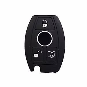 Rpkey Silicone Keyless Entry Remote Control Key Fob Cover Case protector Replacement Fit For Mercedes Benz W203 W210 W211 AMG W204 C E R CL GL S SL BGA CLS CLK CLA SLK Case Classe IYZ3312 MB-KEYPROG2
