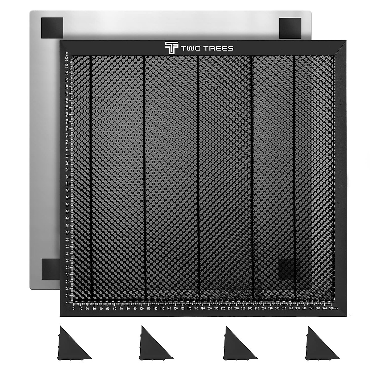 Twotrees Honeycomb Laser Bed 430x400mm Honeycomb Board Table for Laser Cutter Engraver, Honeycomb Working Table for Laser Cutting Engraving, Metal Base Kit for Desktop Protection (16.9” x15.7”)