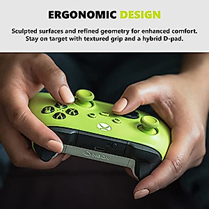 Xbox Core Wireless Controller – Electric Volt – Xbox Series X|S, Xbox One, and Windows Devices