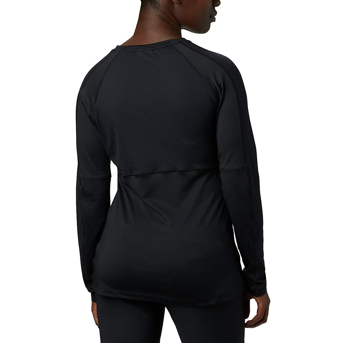 Columbia Women's Windgates Long Sleeve Tee, Black, Large