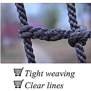 EkiDaz HXRW Rope Net Climbing Net for Kids Safety Net Anti-Fall Net Durable Protective Rope Net for Playground Climbers Equipment Playground Sets for Backyards (Size : 2 * 4m(6.6 * 12.12ft))