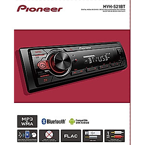 Pioneer MVH-S21BT Digital Media Receiver, Single DIN, in-Dash