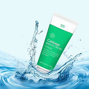 tntnmom's Cabbage Breast Cream 3.38 Oz with Special Cooling Ball applicator | For Engorgement, Mastitis, Stop Lactation | Trusted by Korea Mother, Breastfeeding Essencial