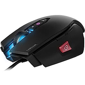 Corsair M65 PRO RGB Optical FPS Gaming Mouse (12000 DPI Optical Sensor, Adjustable Weights, 8 Programmable Buttons, 3-Zone RGB Multi-Colour Backlighting, Xbox One Compatible) - Black