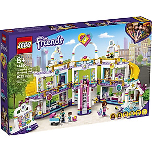 LEGO Friends Heartlake City Shopping Mall 41450 Building Kit; Includes Friends Mini-Dolls to Spark Imaginative Play; Portable Elements Make This a Great Friendship Toy, New 2021 (1,032 Pieces)