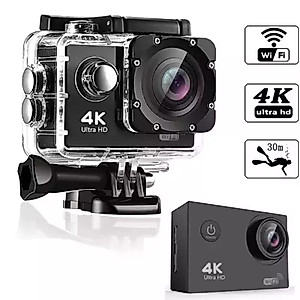4k 1080p Sports Action Camera Motorcycle Helmet Bicycle Underwater Camera for Phone Slow Motion Diving Cycling
